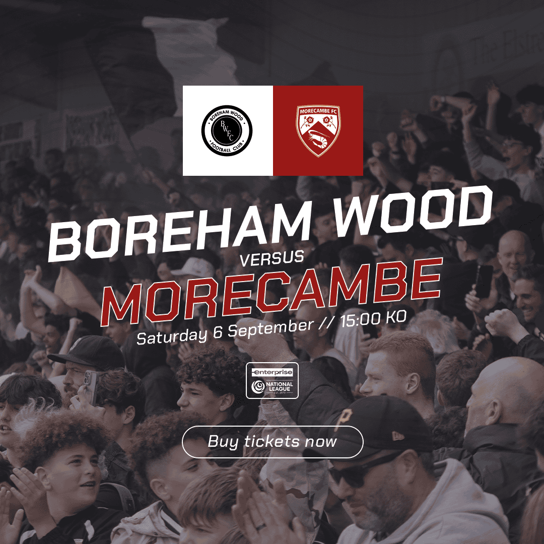 Morecambe - Boreham Wood Football Club Official Website